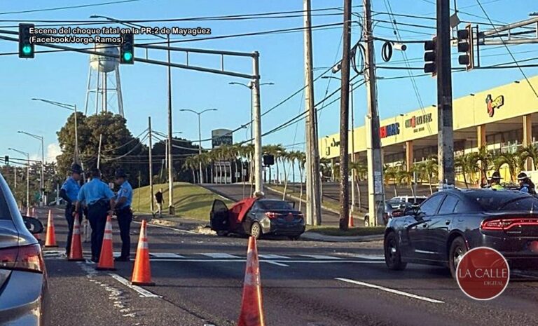Identifican septuagenario que murió en choque ocurrido hoy en Mayagüez