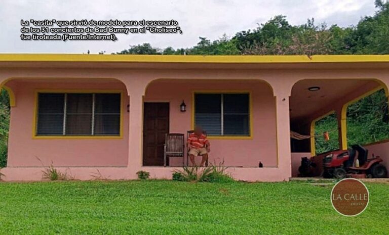 Tirotean la “casita de Bad Bunny” en Humacao